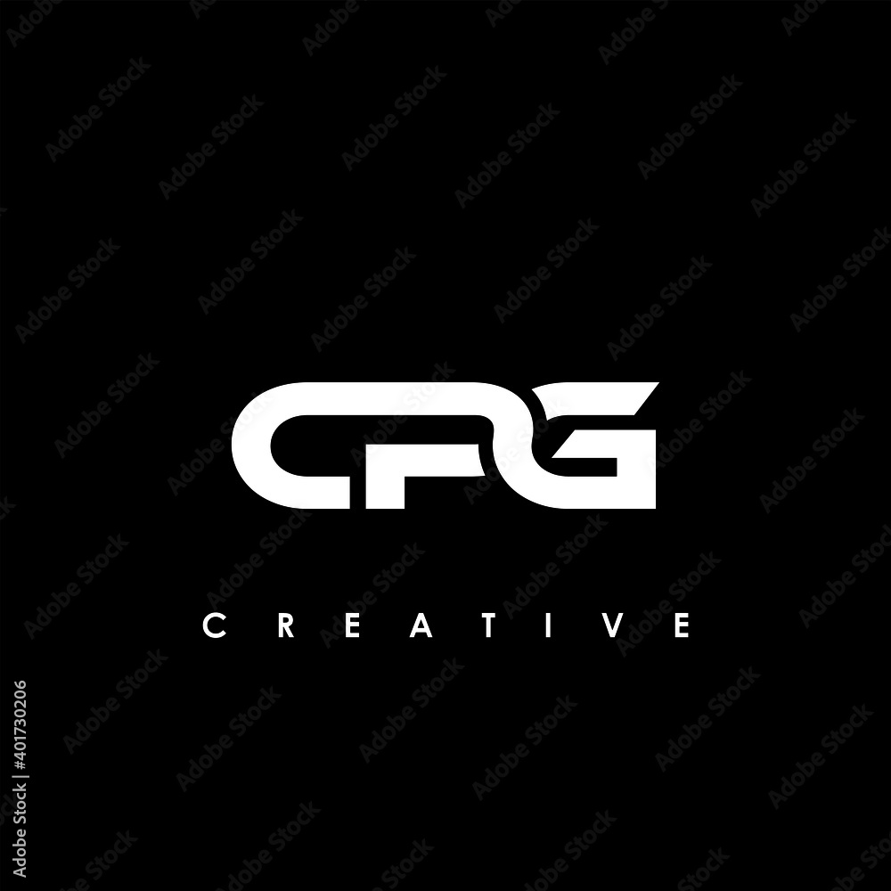 CPG Letter Initial Logo Design Template Vector Illustration Stock ...