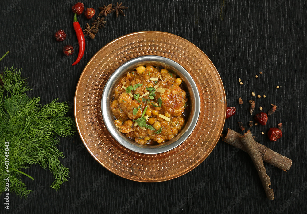 Lahori Chicken Cholay Murgh chicken chickpeas famous Pakistani North ...