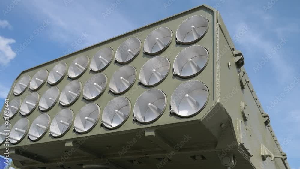 Army rocket launcher with volumetric blast projectiles vídeo de Stock ...