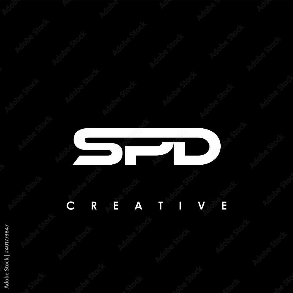 SPD Letter Initial Logo Design Template Vector Illustration Stock ...
