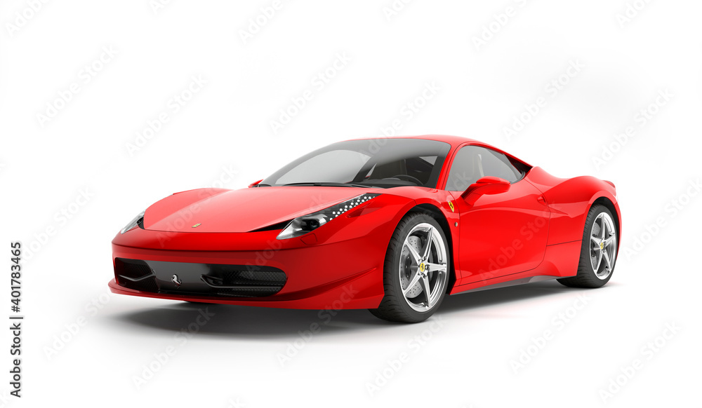 Almaty, Kazakhstan. Juli 25, 2019: Ferrari 458 Italia Pininfarina ...