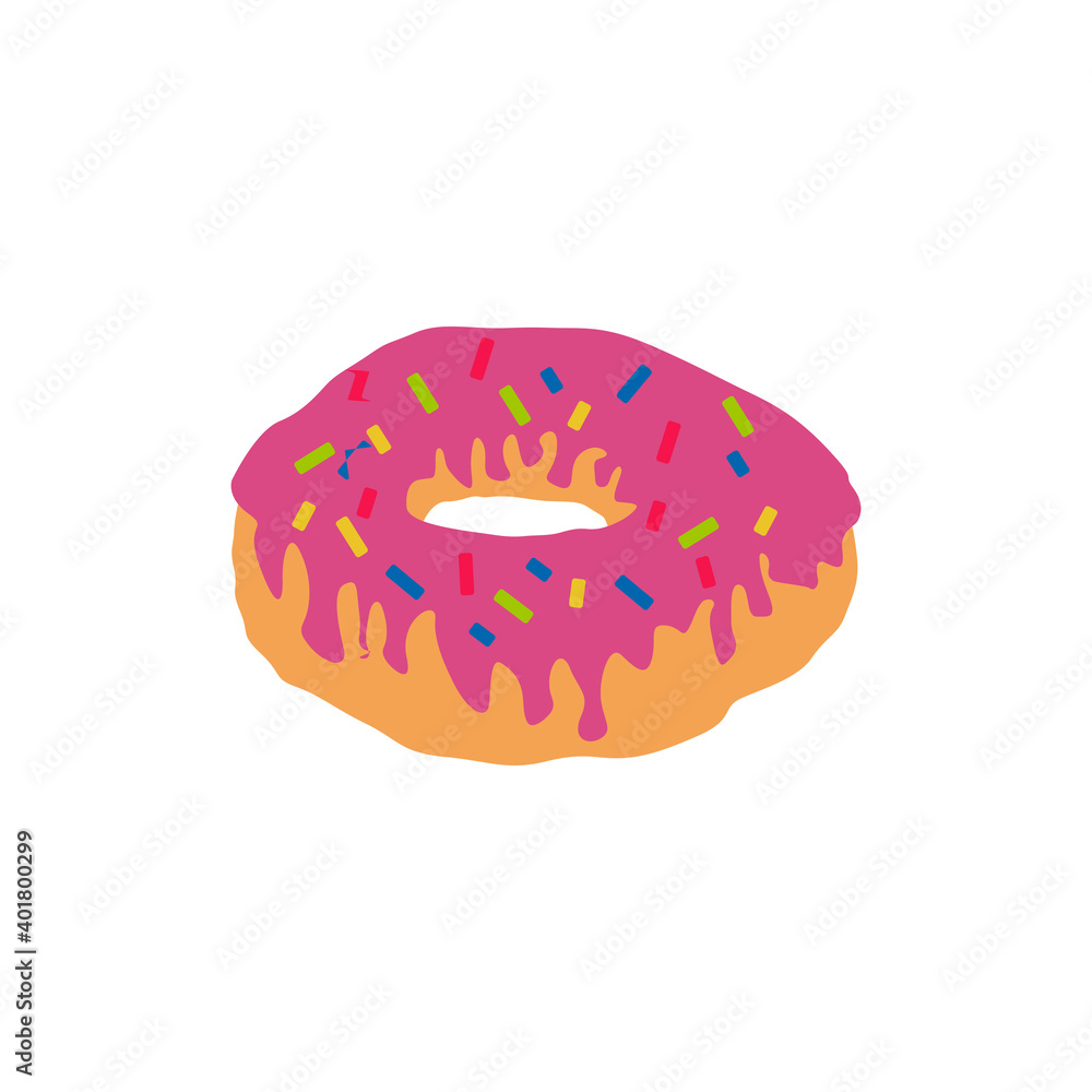 donuts clip art design template Stock Vector | Adobe Stock