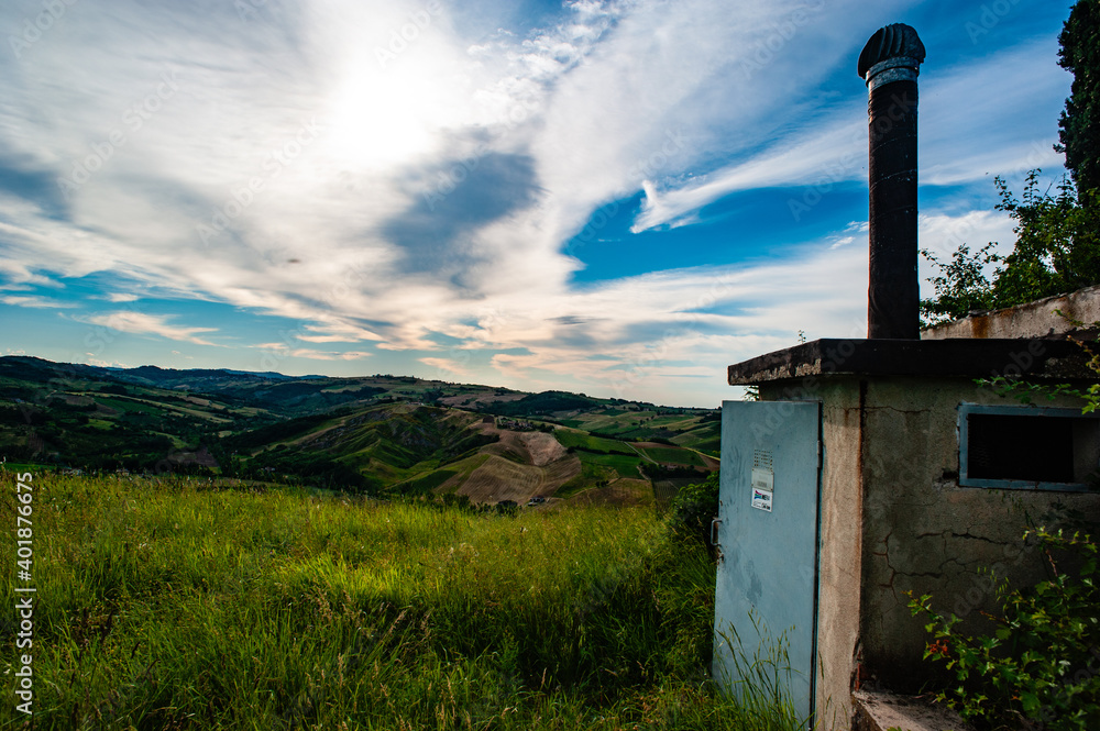 Pomeriggio sulle colline bolognesi, Castelletto di Serravalle, panorami ...
