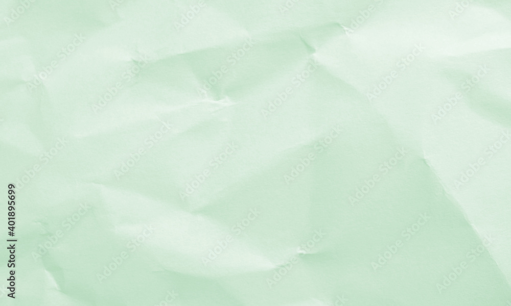 mint green colored crumpled paper texture background for design ...