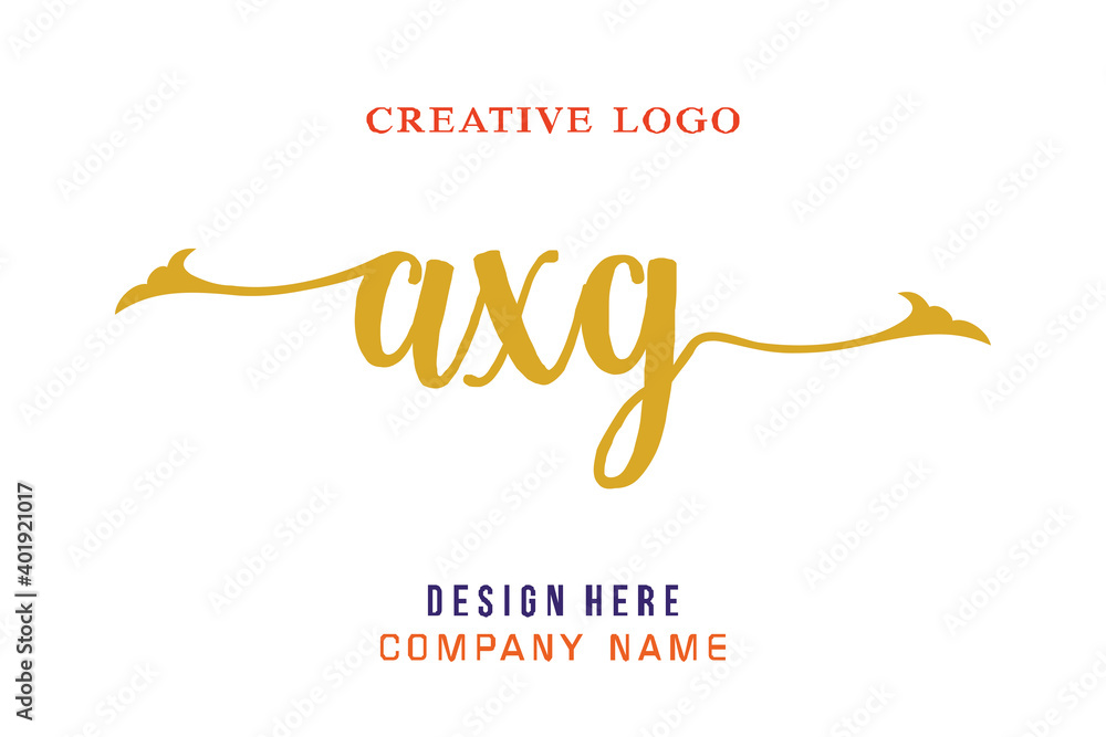 AXG lettering logo is simple, easy to understand and authoritative ...