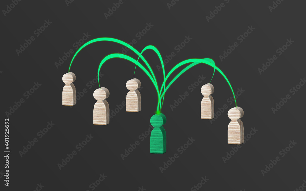 1 spatial person (Leader) transforms information and knowledge to ...