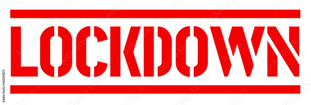 Lockdown stamp sign closed shops restaurants and hotels. Vector ...