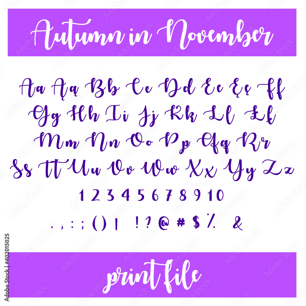 Nice alphabet letters font set. Classic typography fonts with trendy ...