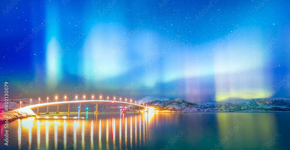 Sommaroy Bridge is a cantilever bridge connecting the islands of ...