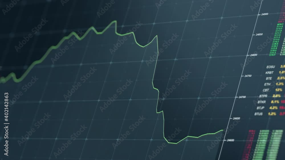 Seamless business diagram dynamic background. Chart digital ...