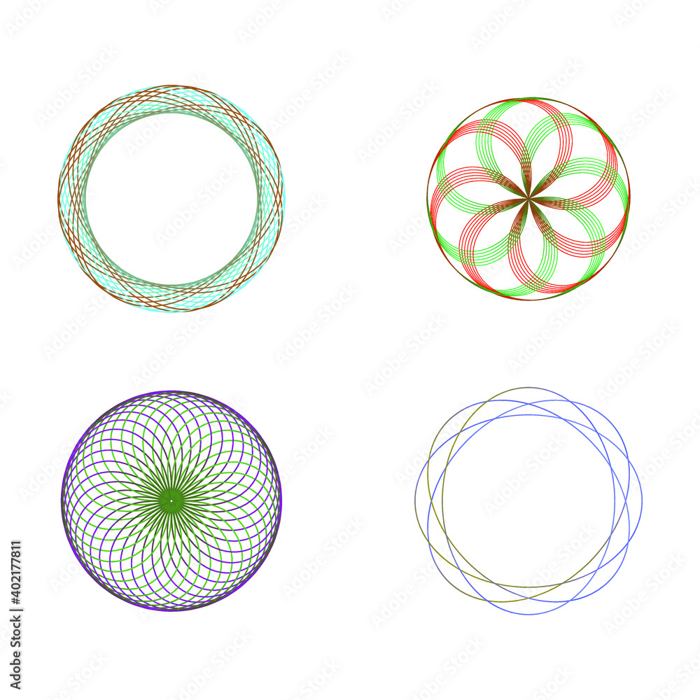 Círculos png de colores, círculos geométricos vectores para todo tipo ...