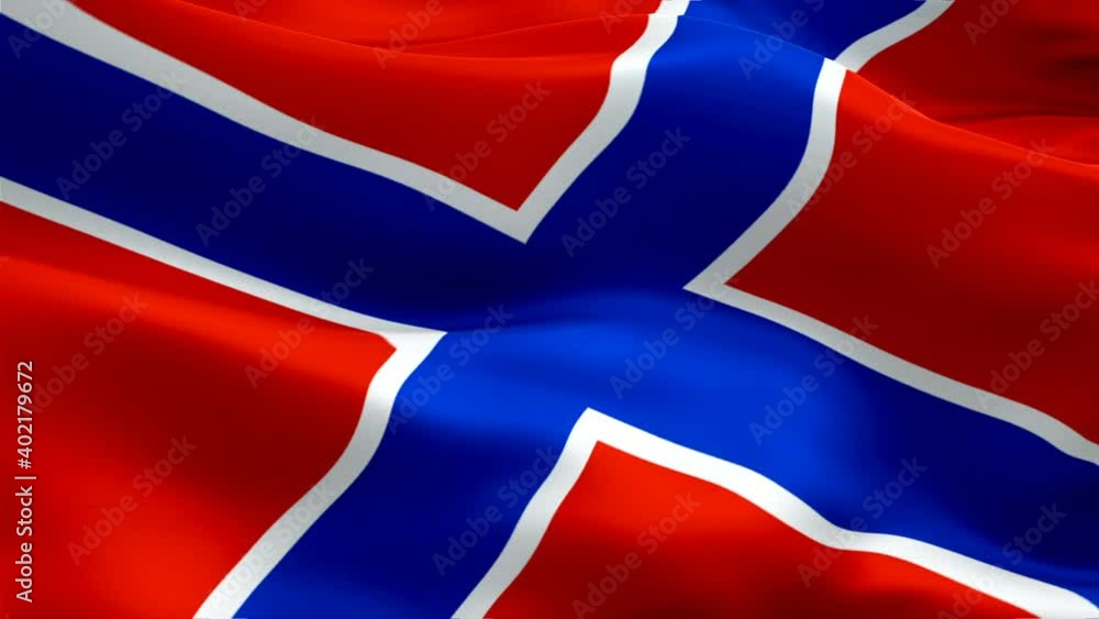 Novorussia flag Closeup 1080p Full HD 1920X1080 footage video waving in ...