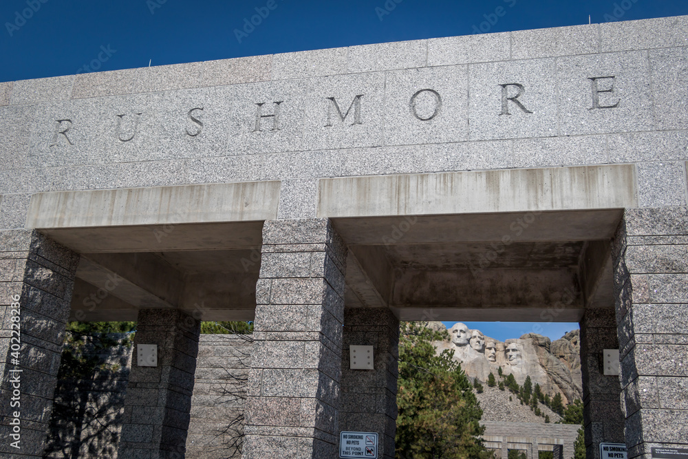 Entrance at Mount Rushmore National Monument Stock Photo | Adobe Stock