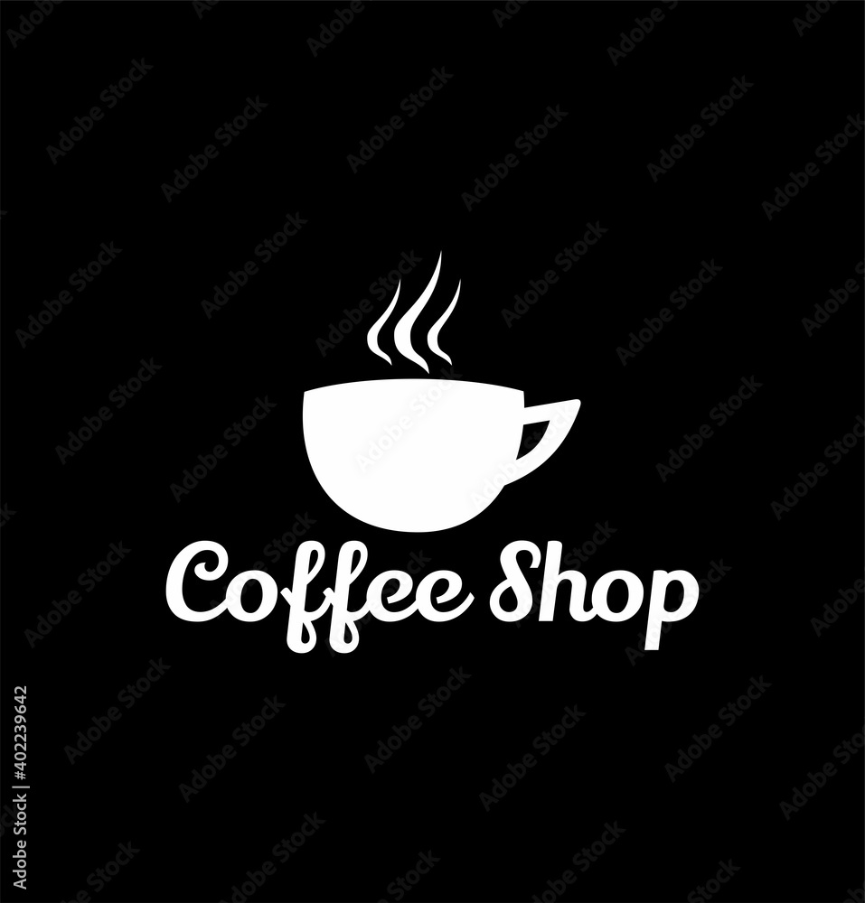 Typography vector graphic of coffee typography, coffee template ...