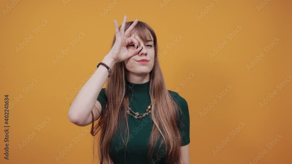 View of hand fingers showing ok sign, gesturing making okay, human ...