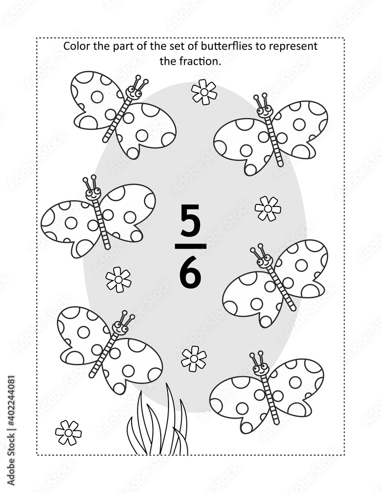 Math Spring Coloring Pages