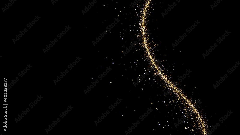 Shining sparkle lines with bokeh crossing the screen can be used as a ...