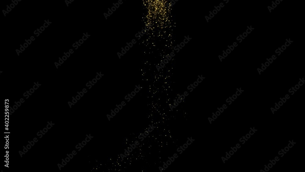 gold particles abstract background with shining golden floor particles ...