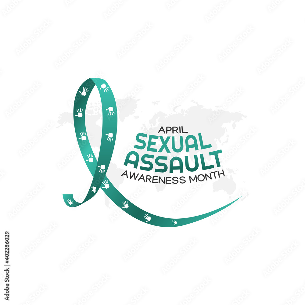 vector graphic of sexual assault awareness month good for sexual ...