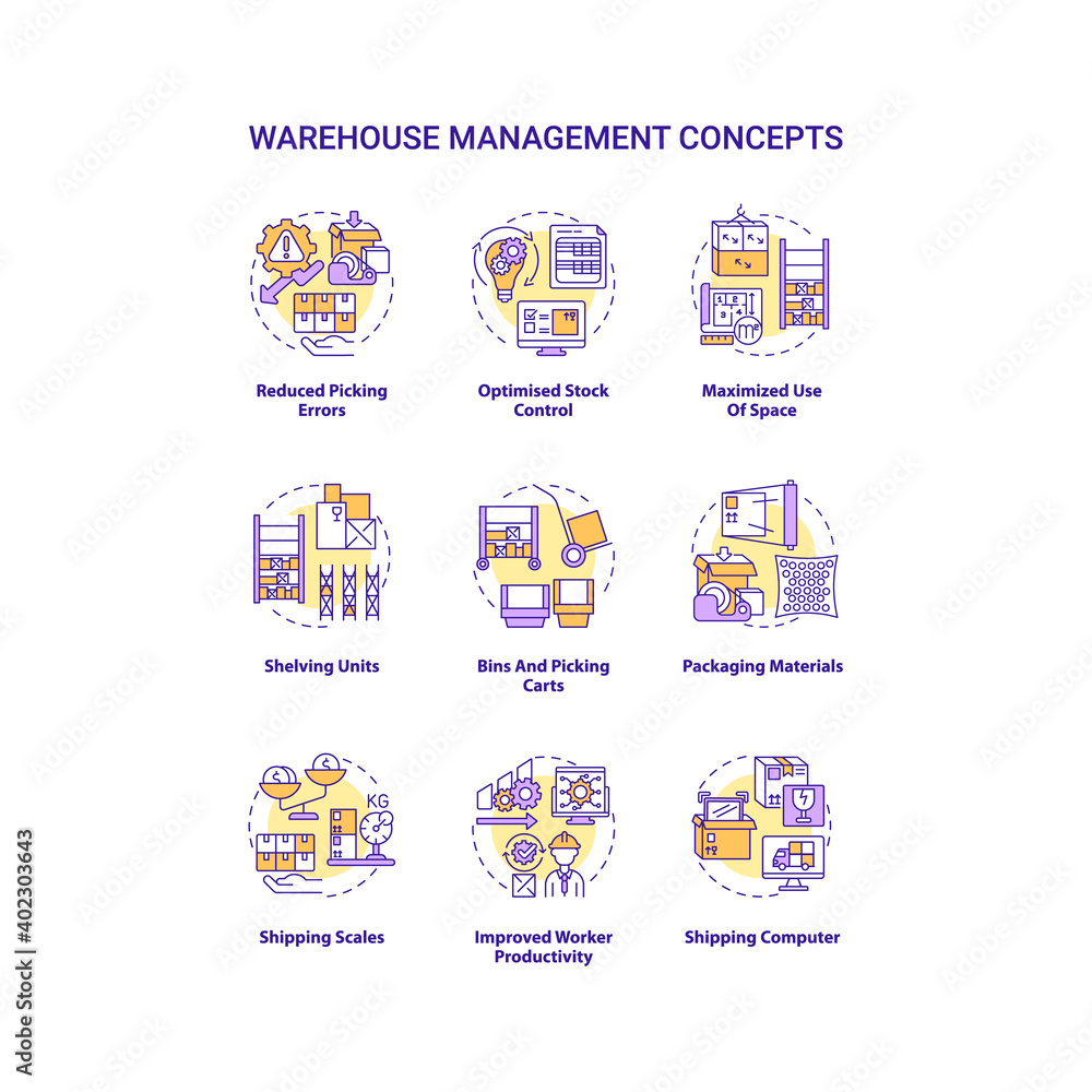 Warehouse Picking Icons