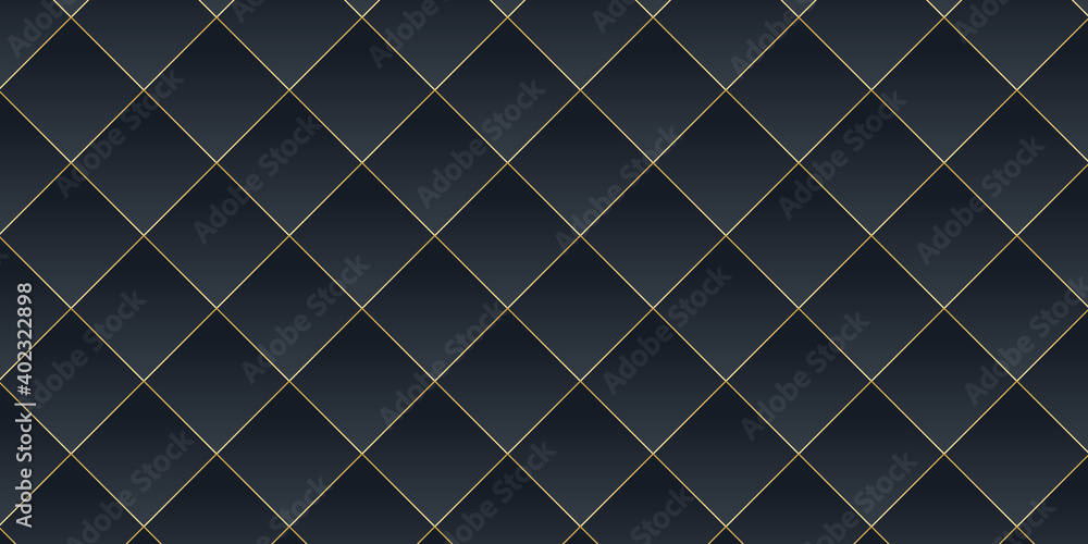 Vetor de Black dark elegant seamless pattern in retro style with a ... Vetor de Black dark elegant seamless pattern in retro style with a ...
