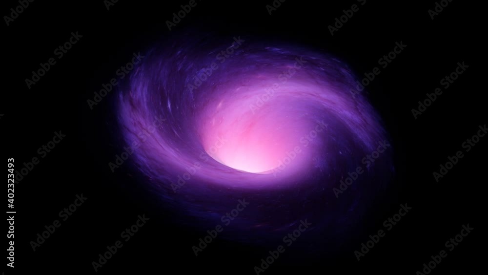 Video Stock Supermassive black hole rotation Loop 4K Rotating black ...