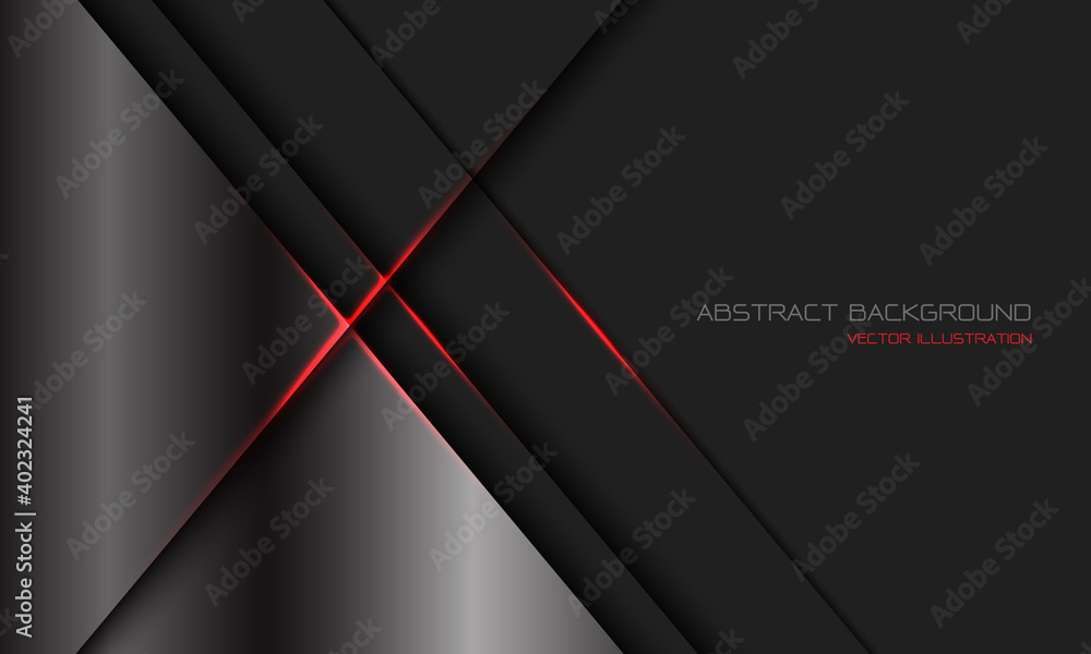 Abstract silver dark grey metallic red light line slash with blank ... Abstract silver dark grey metallic red light line slash with blank ...