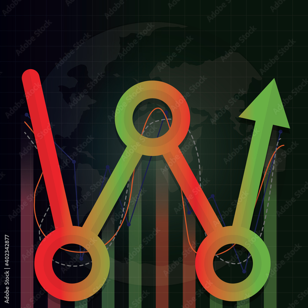 Economic recovery type after COVID-19 crisis. Post Coronavirus pandemic ...