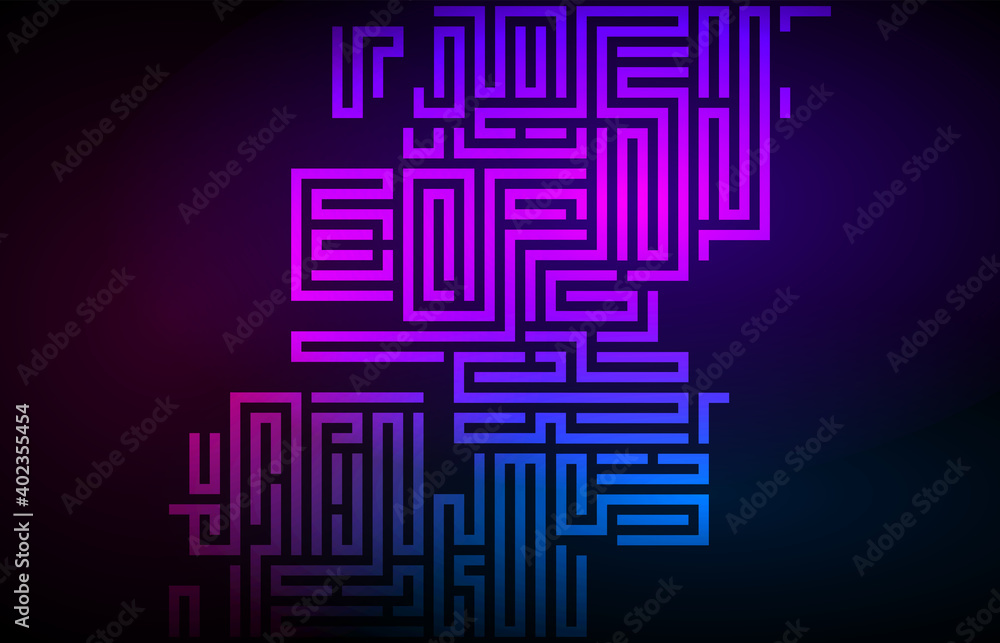 Design elements background with maze texture. Good cover for book on ...
