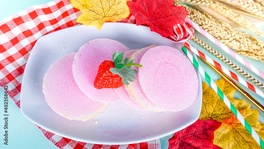 Arum Manis or Rambut Nenek. Traditional sweet snack of cotton candy ...