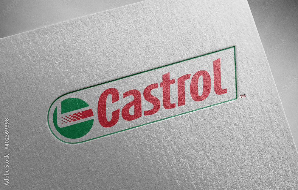 castrol-12_1 on paper texture Stock Illustration | Adobe Stock