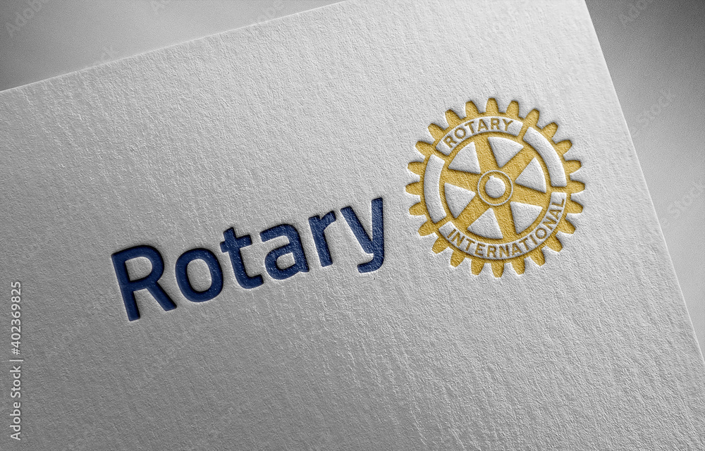 rotary_1 on paper texture Stock Illustration | Adobe Stock