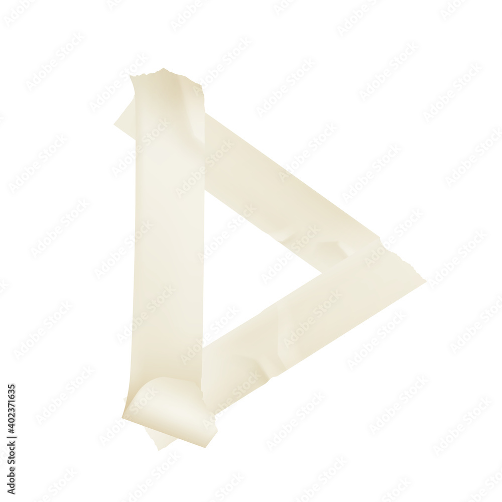 Sticky Tape Realistic Vector Illustration Stock Vector | Adobe Stock