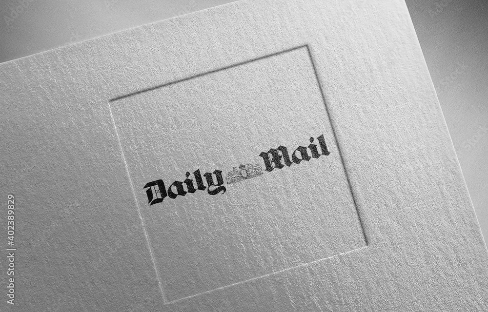 daily-mail on paper texture Stock Photo | Adobe Stock