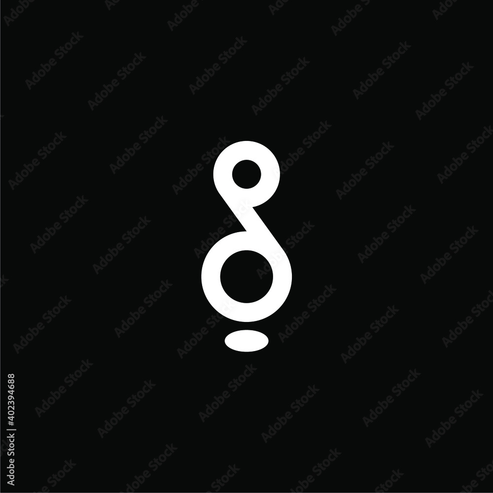 simple s logo using 2 circles Stock Vector | Adobe Stock