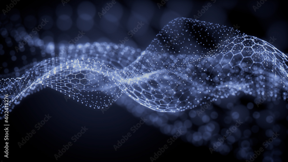 Medical Innovation concept. Scientific information represented as a ...