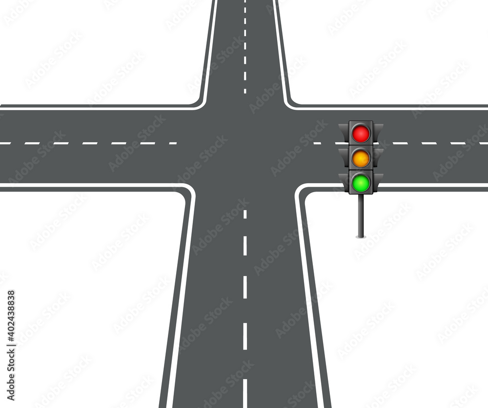 Intersection Road Clipart