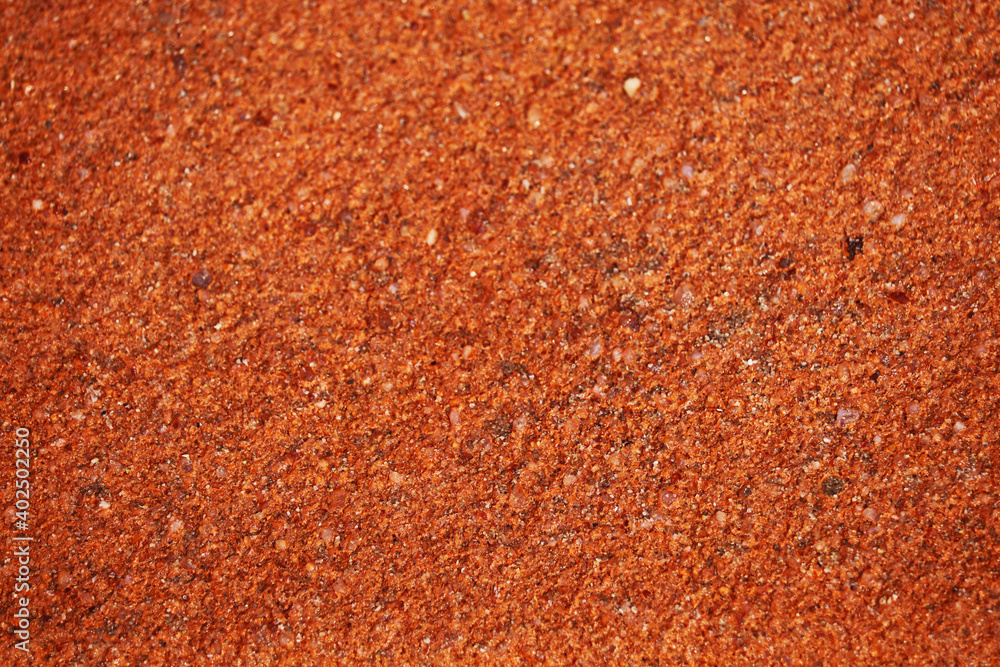 red orange and light copper color of ancient laterite wall Stock Photo ...