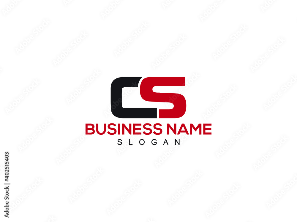 CS Letter Logo, cs logo image vector Stock Vector | Adobe Stock