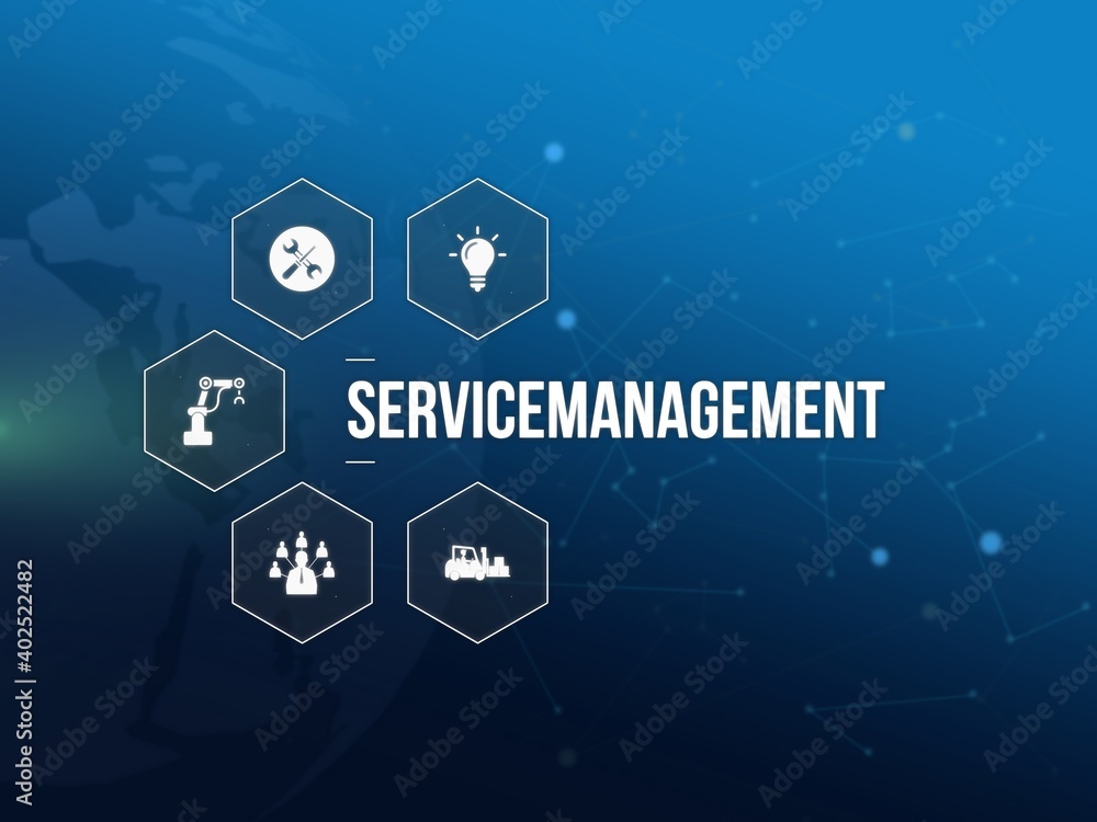 Foto de Servicemanagement do Stock | Adobe Stock