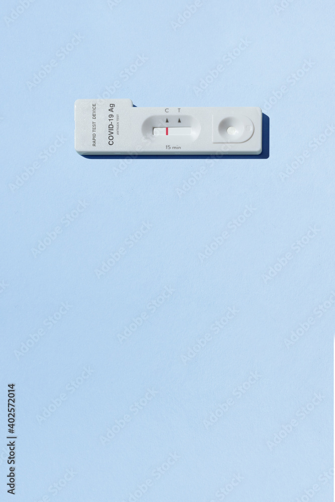 Rapid test device for sars covid 19, antigen test Stock Photo | Adobe Stock
