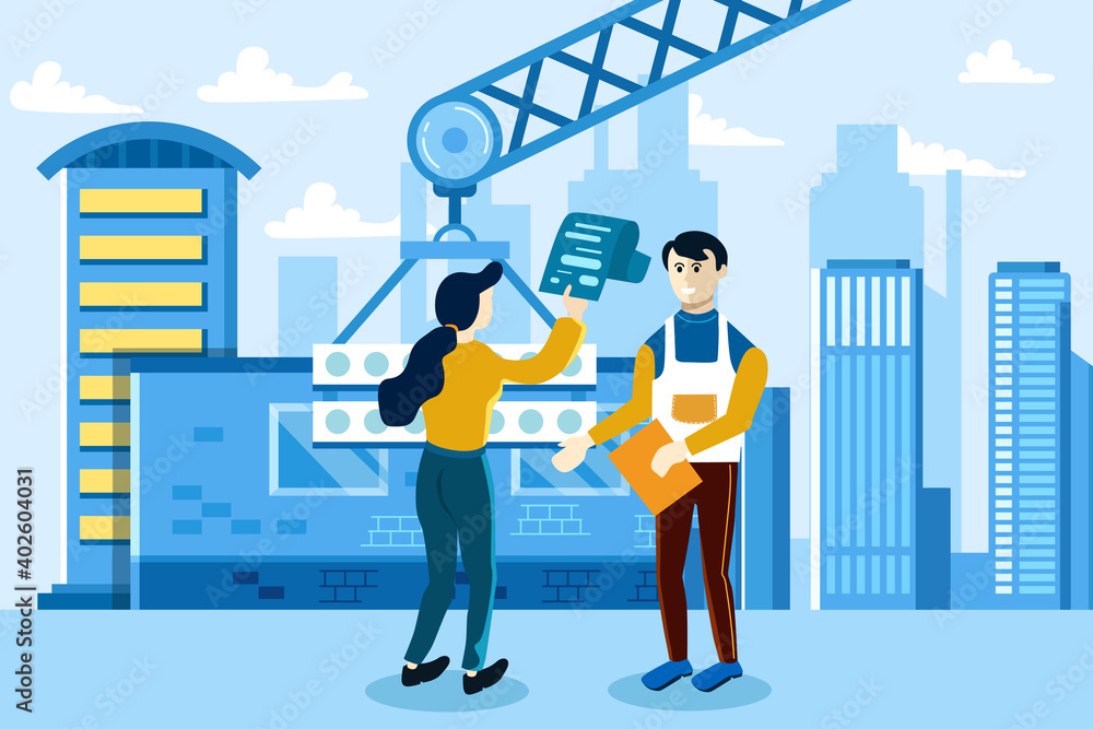 House architecture plan with furniture. Interior design. Real estate ...