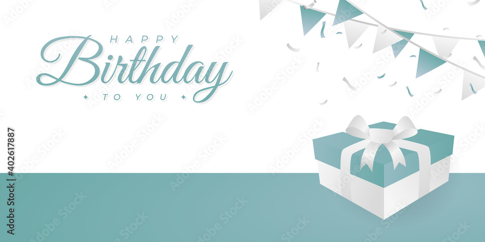 happy birthday background design . clean and simple background for ...