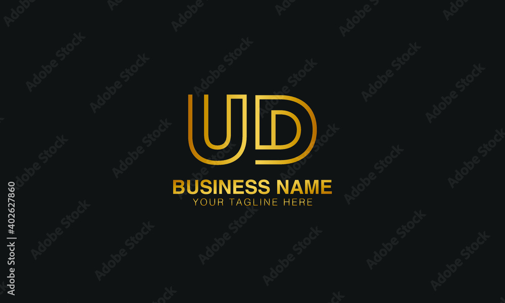 UD U D initial logo | initial based abstract modern minimal creative ...
