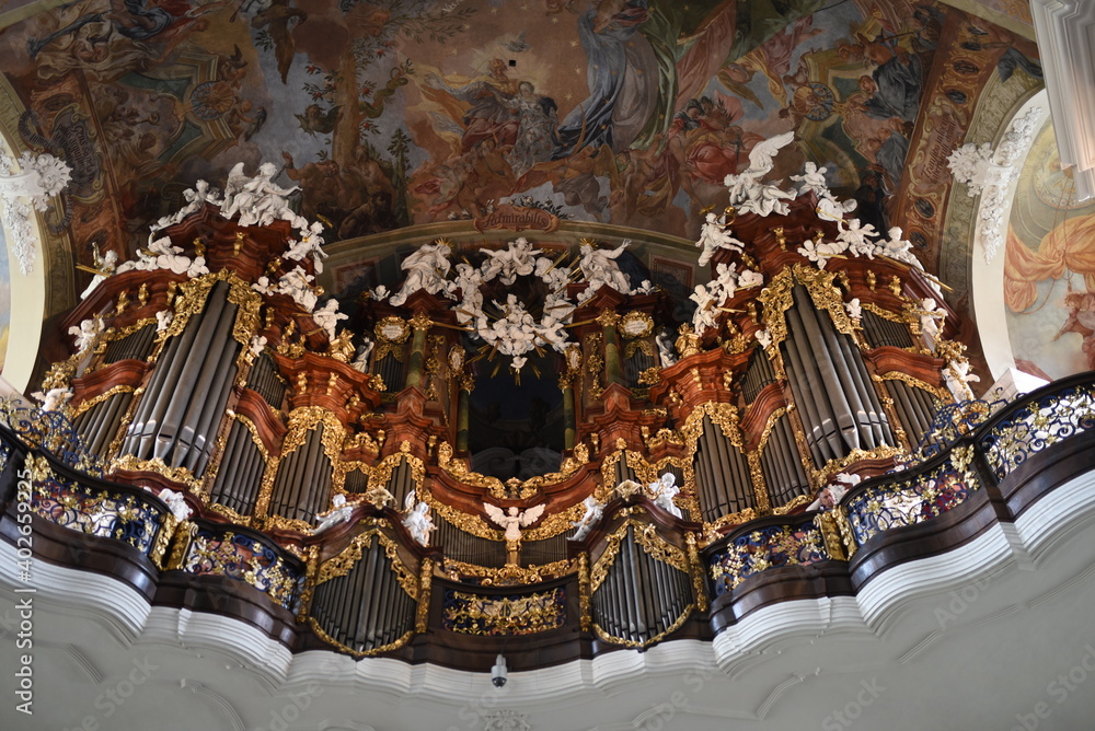 one of the largest church organs in europe Stock Photo | Adobe Stock