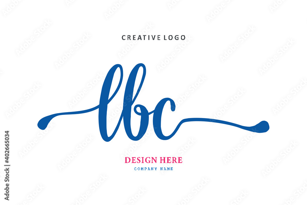 LBC lettering logo is simple, easy to understand and authoritative ...