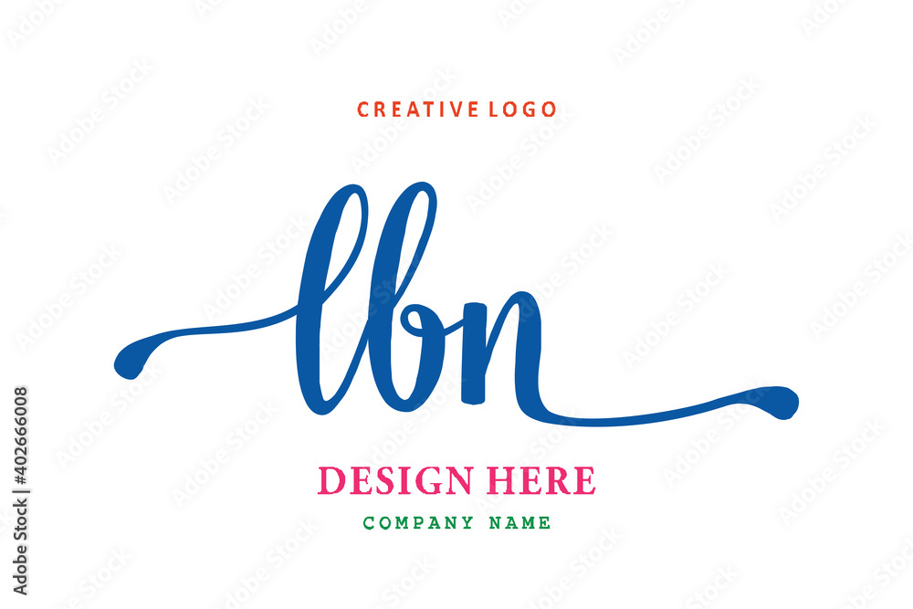 LBN lettering logo is simple, easy to understand and authoritative ...