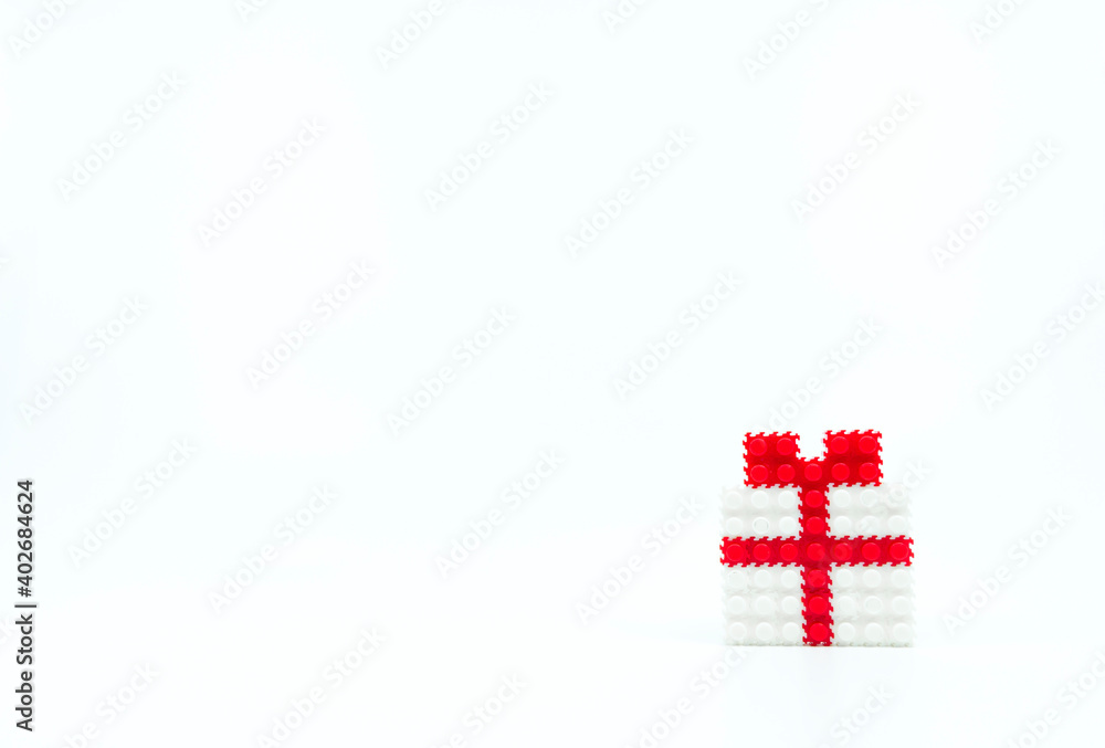 Gift box model with white background Stock Photo | Adobe Stock