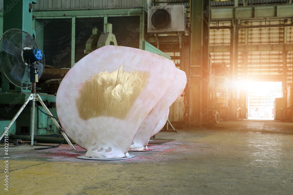 Propeller of vessel diring Repairing and Maintenance for dry penetrant ...