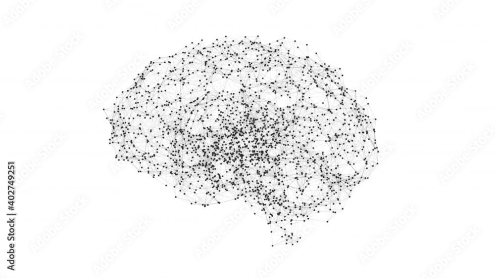 Artificial Intelligence - Building Neural Network - Net shaped brain ...